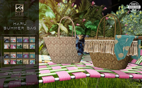 Second Life Marketplace - KiB Designs - Maru Summer Bag